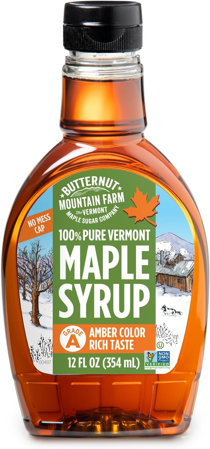 Amazon.com : Maple Grove Farms Pure Maple Syrup, 12.5 Oz : Grocery ...
