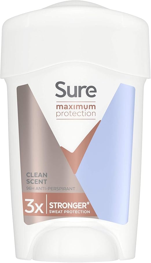 Sure Maximum Protection Clean Scent 96h protection deodorant Anti ...