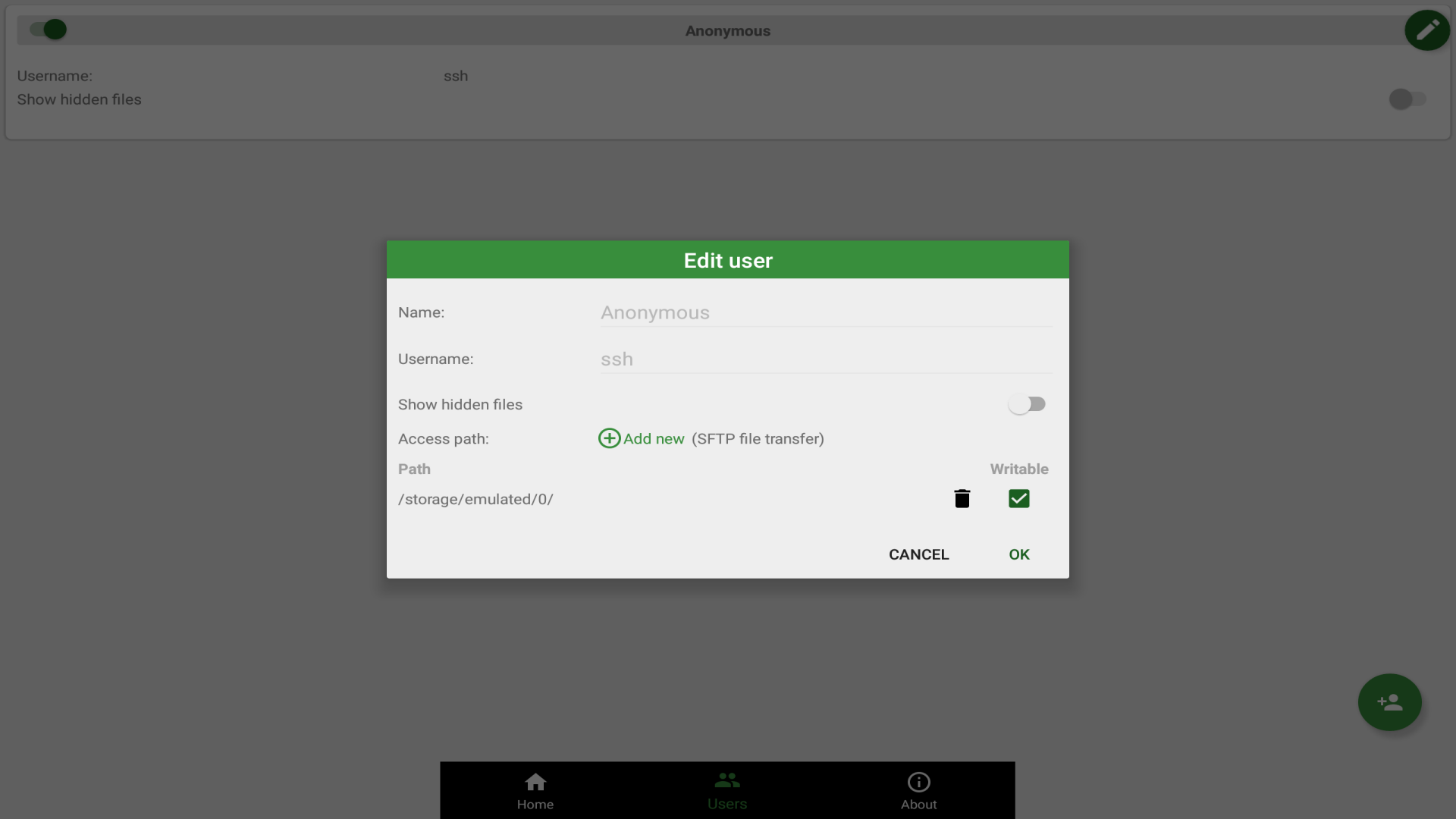 SSH/SFTP Server for TV - App on Amazon Appstore