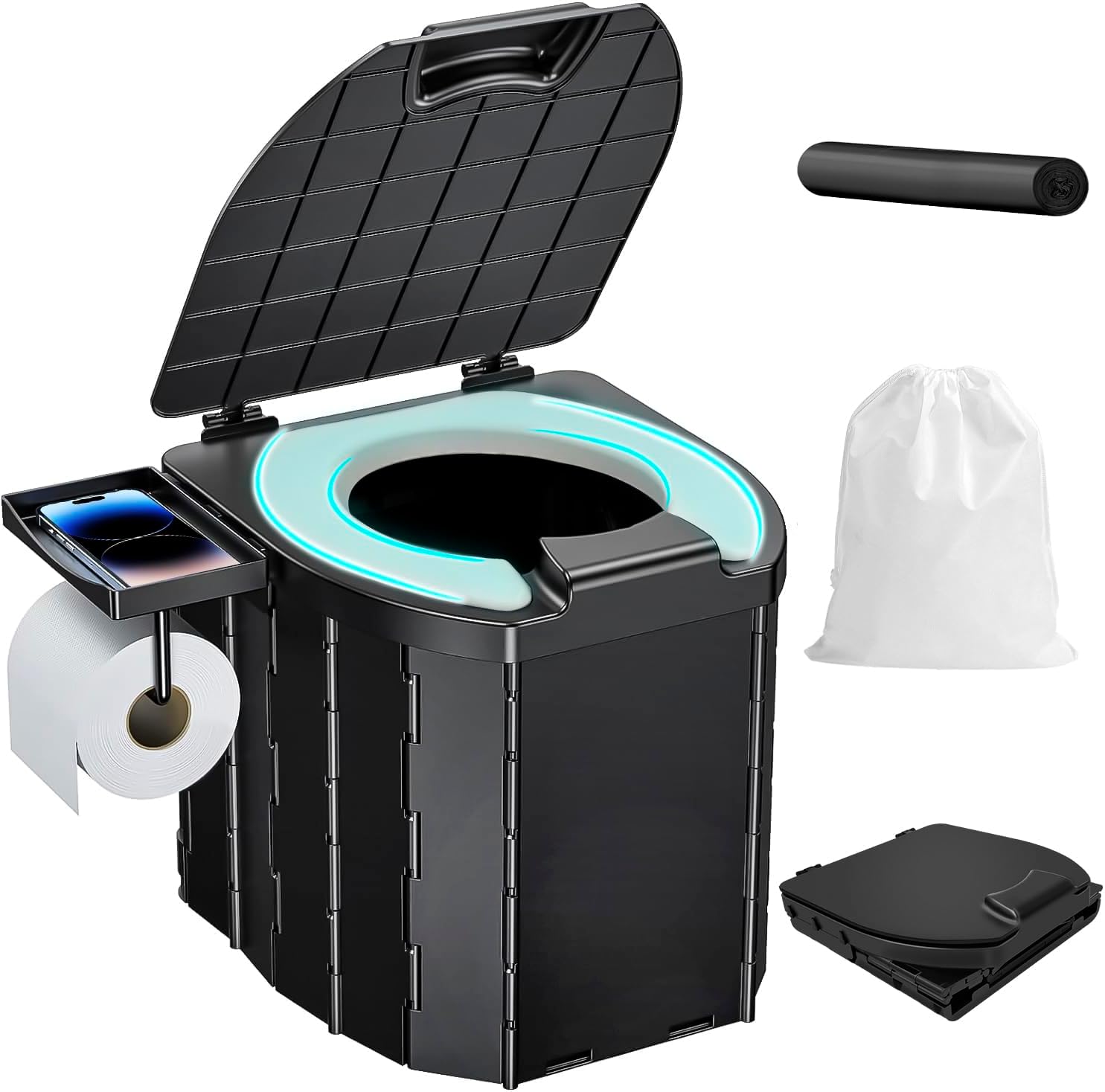 Menace Marine Portable Outdoor Camping Toilet Box 20L : Amazon.com.au ...