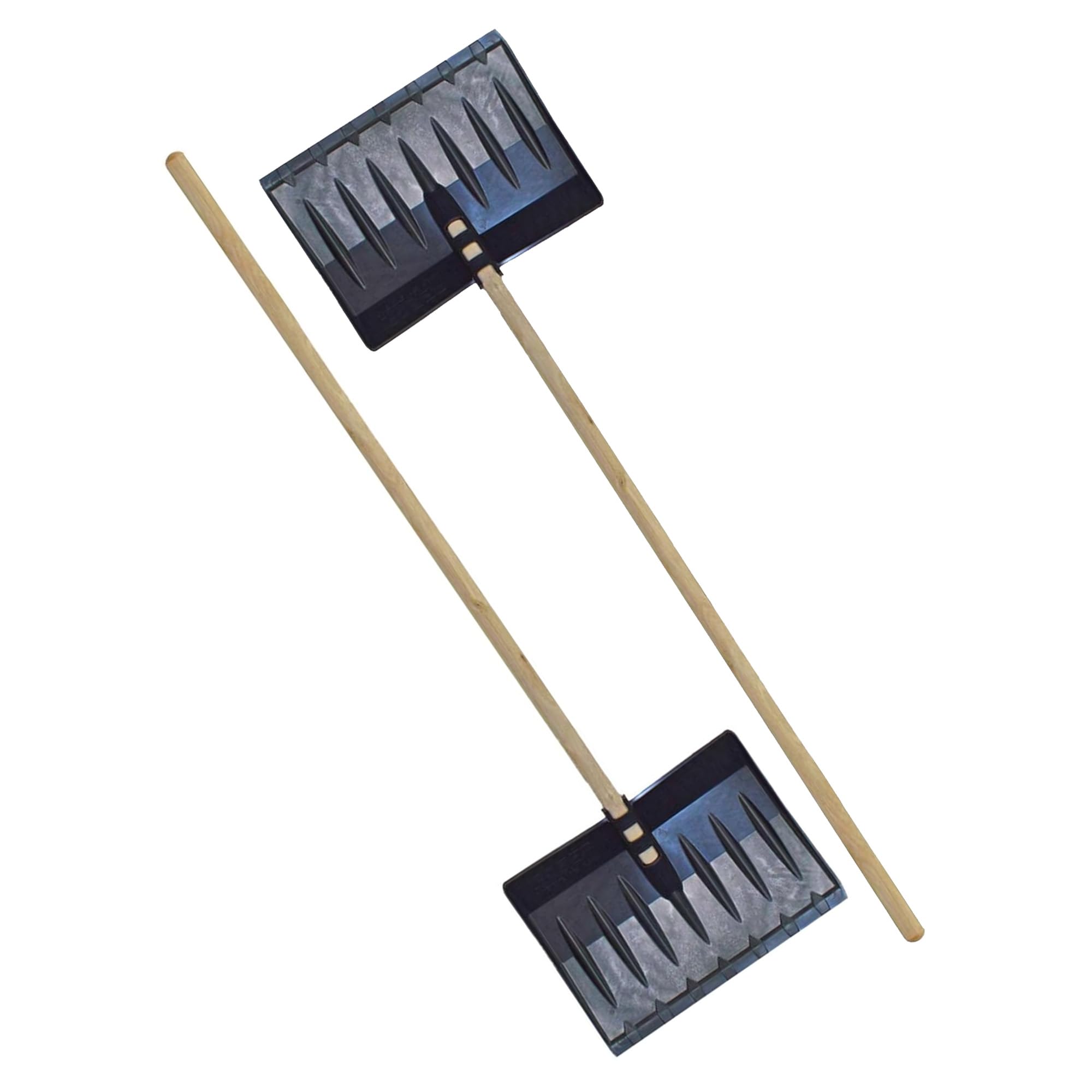 Long Wooden Handle Strong Snow Shovel Spade For Driveways Snow & Debris ...