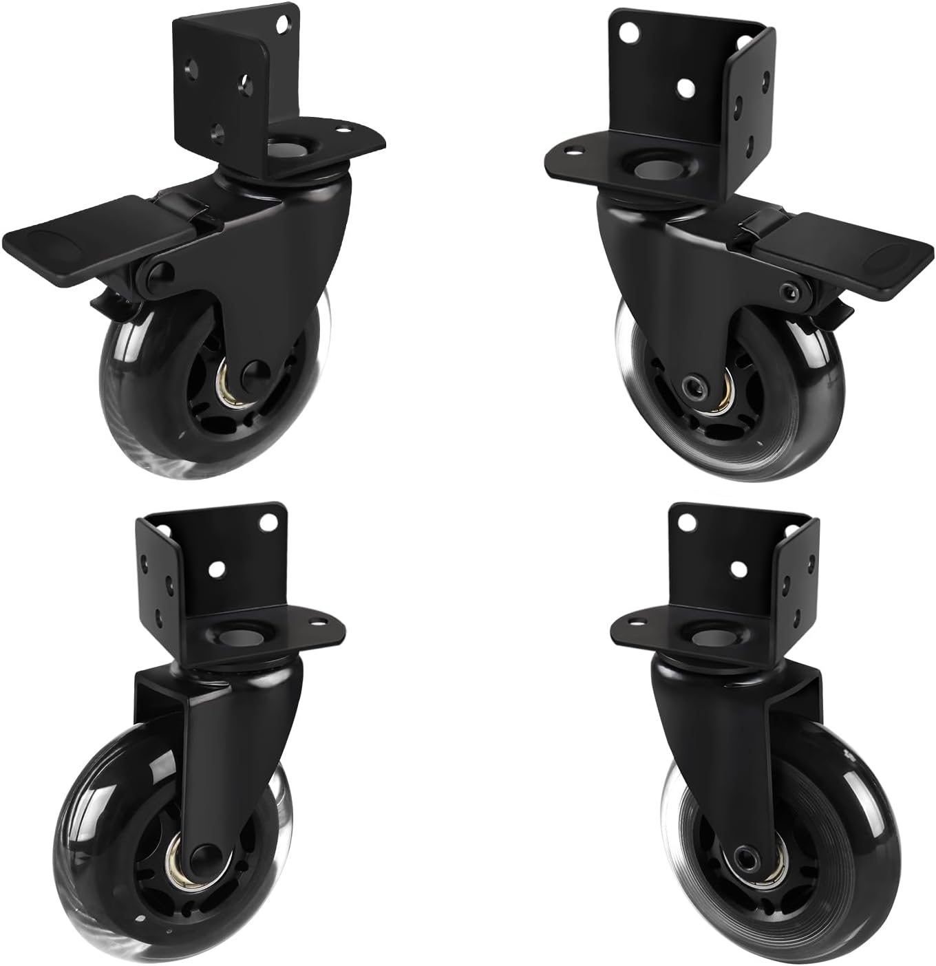 Amazon.com: WOODRIVER Corner Caster Set of 4 Holds 290 lbs : Industrial ...