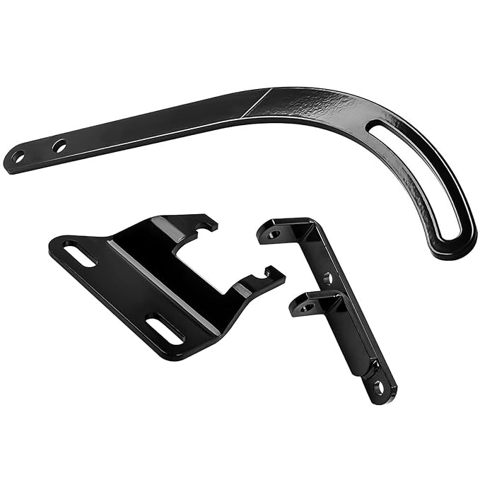 Endxedo Black SBC Alternator Bracket Compatible with Small Block Chevy ...