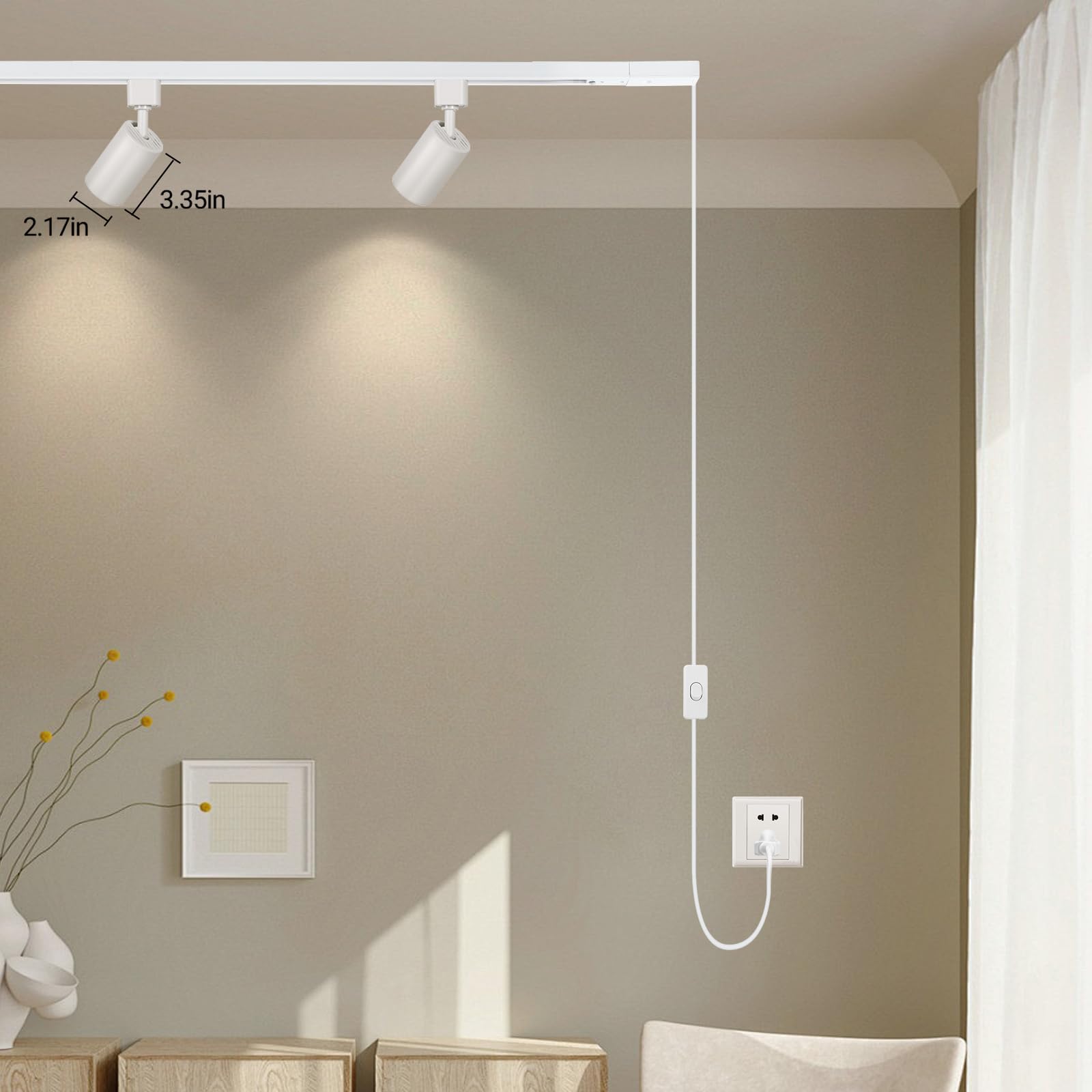 Powder Room Ceiling Light Cable