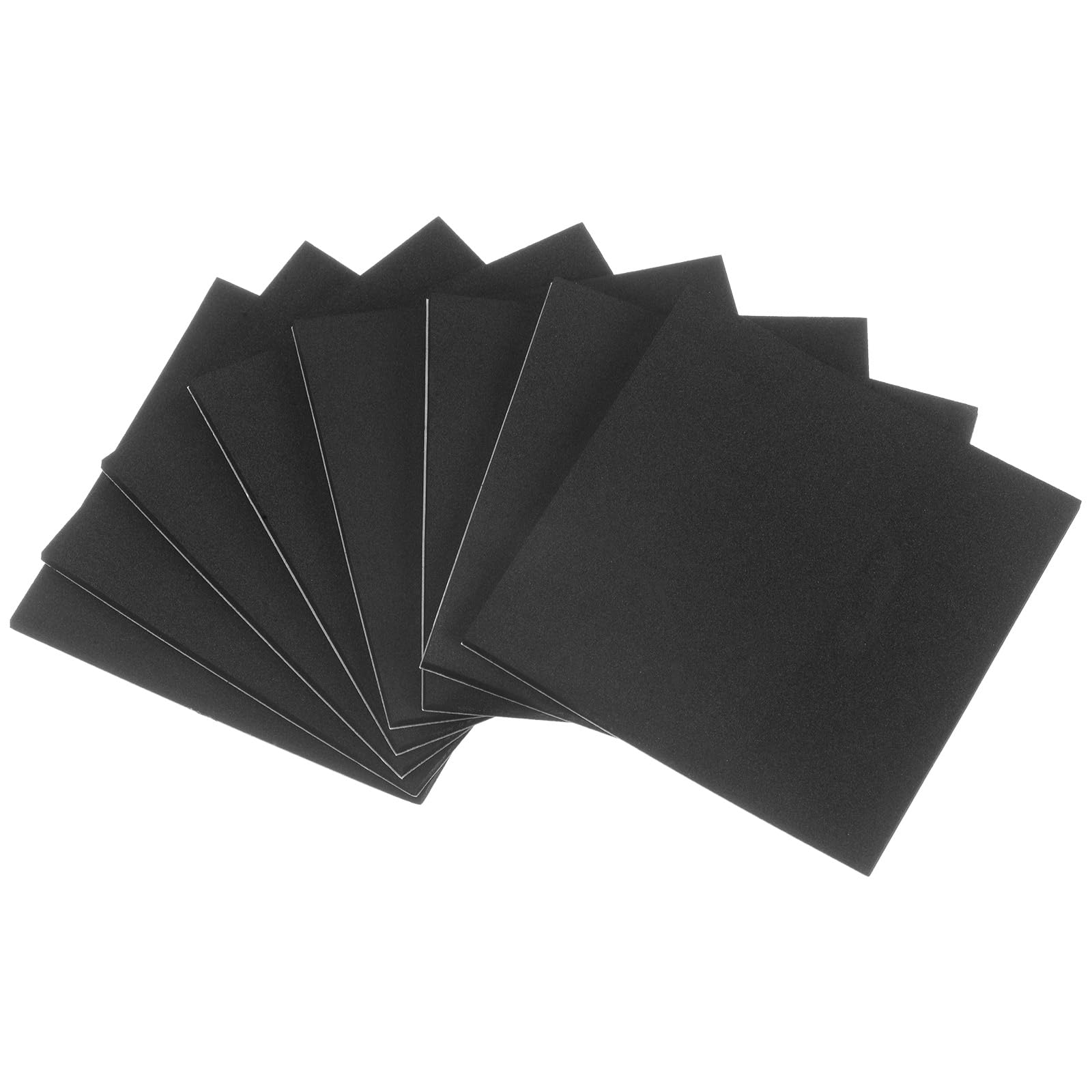 Eva Foam Sheets 8 Pcs Black Adhesive Foam Padding, Closed Cell Foam ...