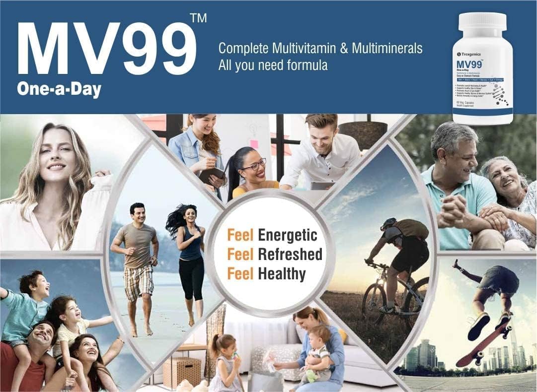 SSAR MV99 Multivitamin One-a-Day Easy On Stomach – Complete Daily All ...