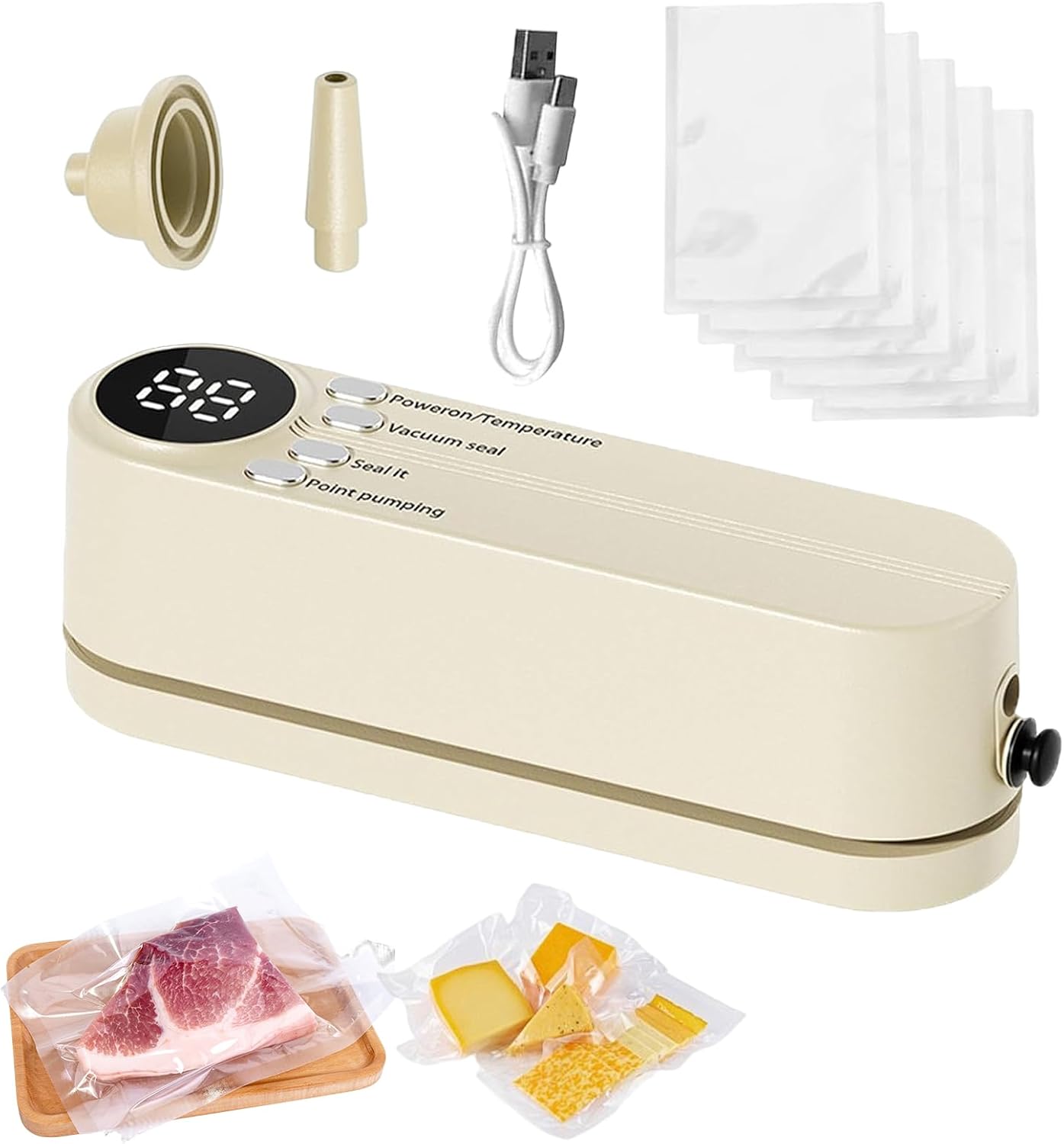 Scelleuse Sous Vide Sans Fil | Soudeuse portative sans fil pour ...