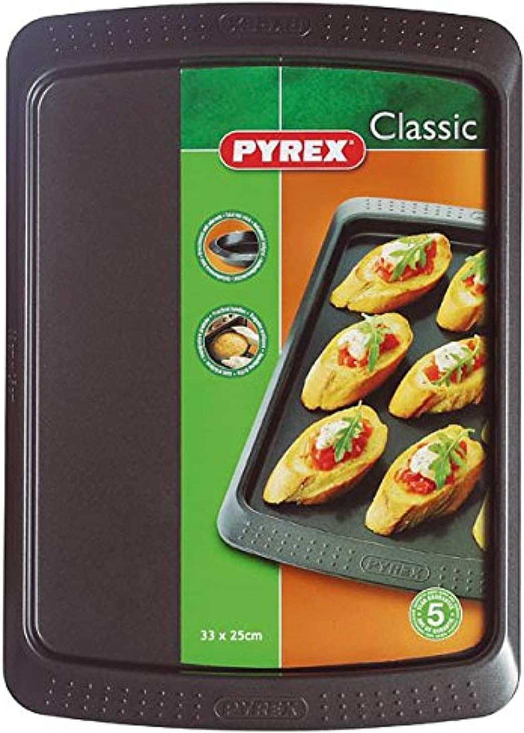 Amazon.com: Pyrex Non Stick Oven Tray: Cookware: Home & Kitchen