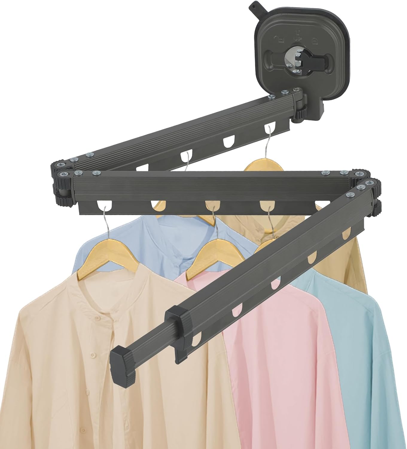 Amazon.com: Yabound Clothes Drying Rack, Laundry Drying Rack, Wall ...