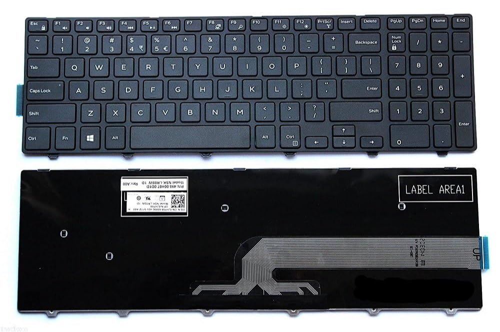 Laptop Keyboard Compatible for Inspiron 15 3000 5000 3541 3542 3543 ...