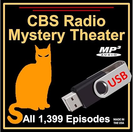 Amazon.com: CBS Radio Mystery Theater: Complete 1,399 Old Time Radio Episodes in MP3 [USB Flash ...