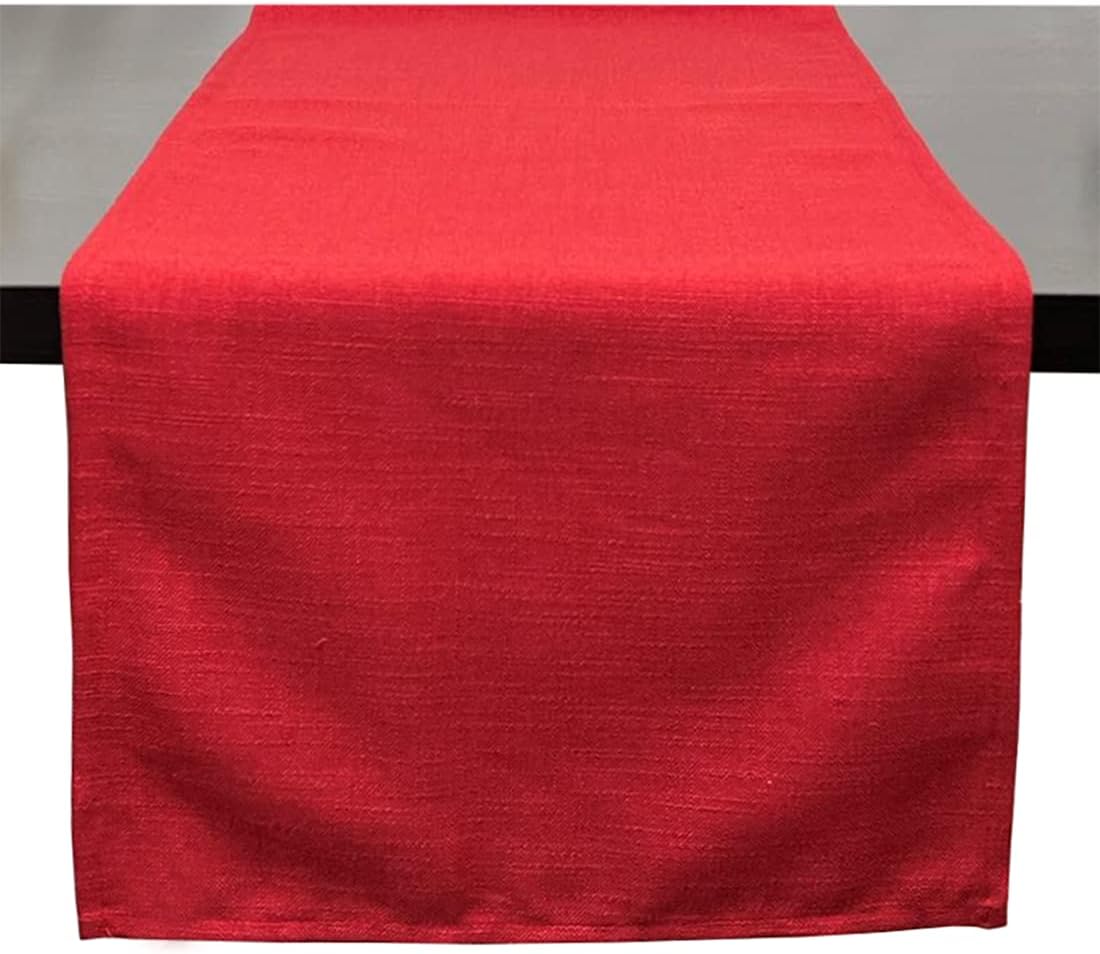 Amazon.com: Fennco Styles Everyday Design Solid Color Table Runner 16 ...