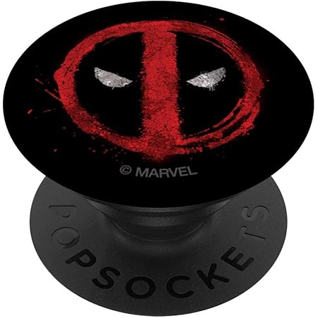 Amazon.com: Marvel Deadpool Mini Cartoon Wave PopSockets PopGrip ...