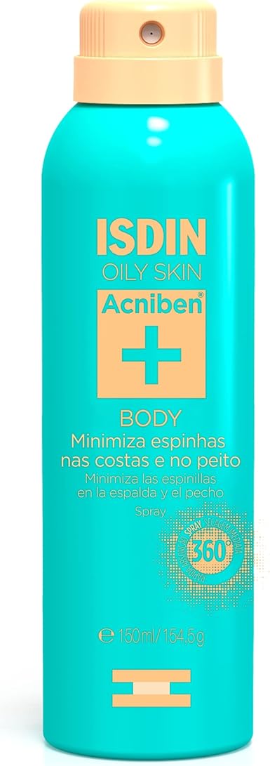 ISDIN Acniben Spray Corporal Antiacne - 150ml : Amazon.com.br: Beleza