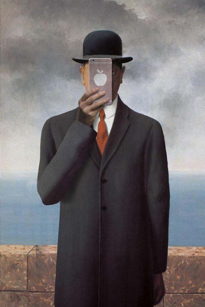 Amazon.com: Son of Man New Apple Rene Magritte Parody Art Humor ...