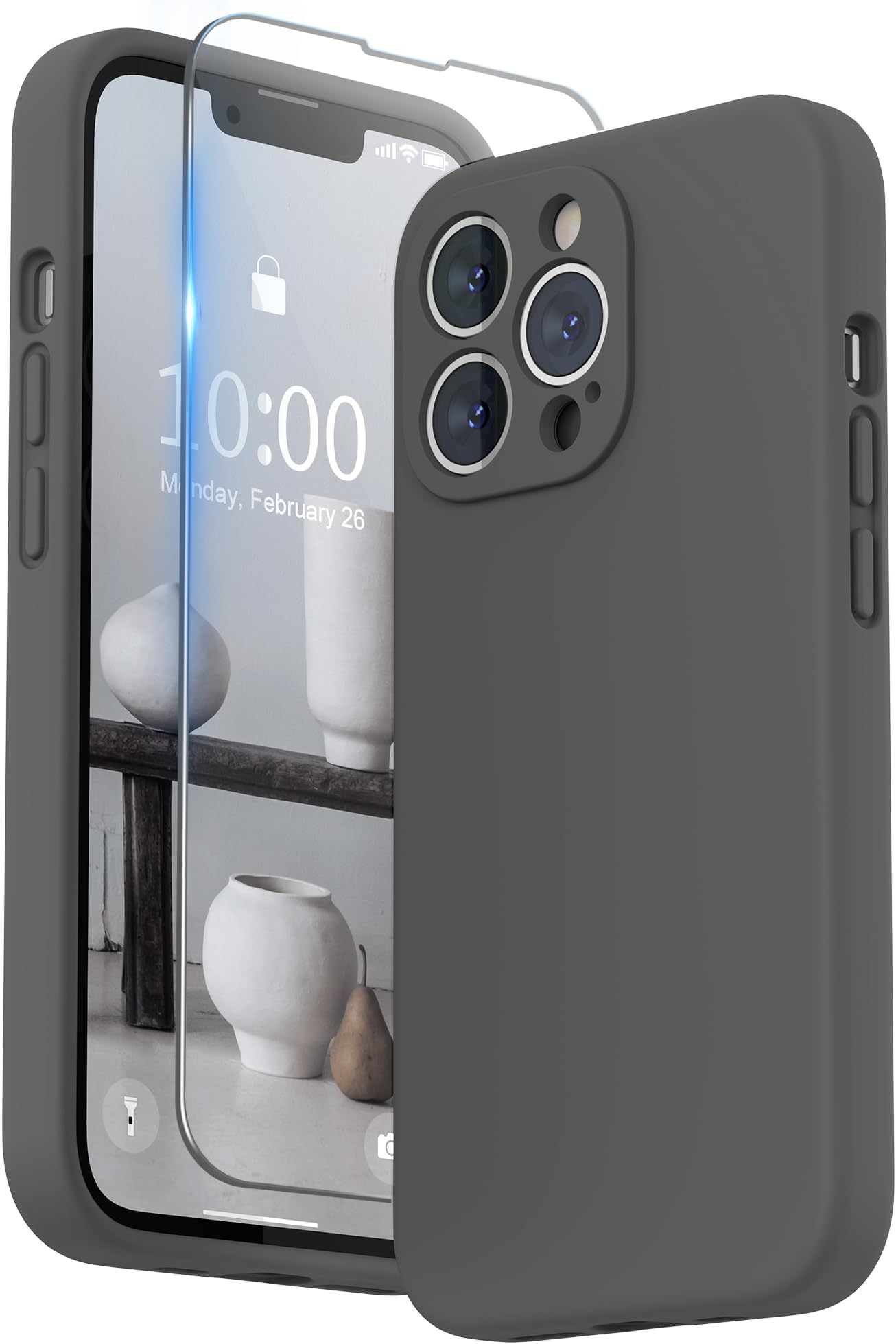 Amazon.com: SURPHY Compatible with iPhone 13 Pro Case with Screen ...