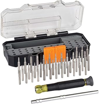 Klein Tools 32717 Precision Screwdriver Set with Case, All-in-One Multi ...