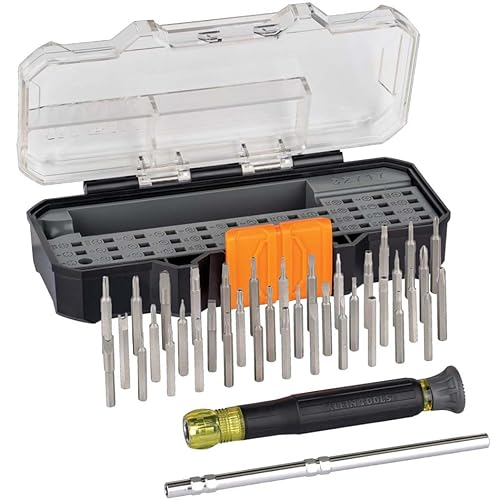 Klein Tools 32717 Precision Screwdriver Set with Case, All-in-One Multi ...