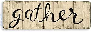 Amazon.com: Tinworld Tin Sign Gather Rustic Kitchen Cottage Farm Church ...