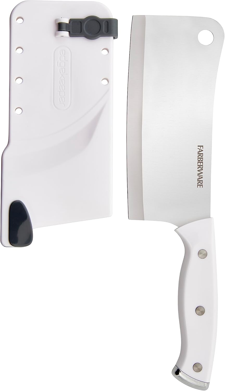 Brandclub - Farberware Edgekeeper Triple Riveted Cleaver Self ...