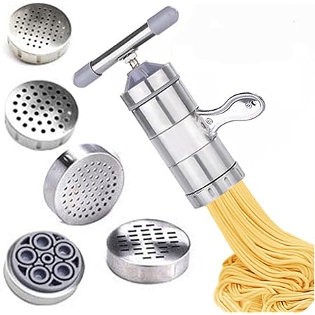 Amazon.com: VETAKING Stainless Steel Manual Noodles Press Hand Crank ...