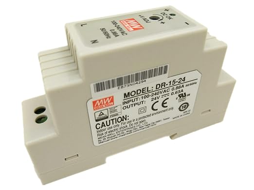 Amazon.in: Buy MW Mean Well DR-15-24 24V 0.63A 15W Single Output ...