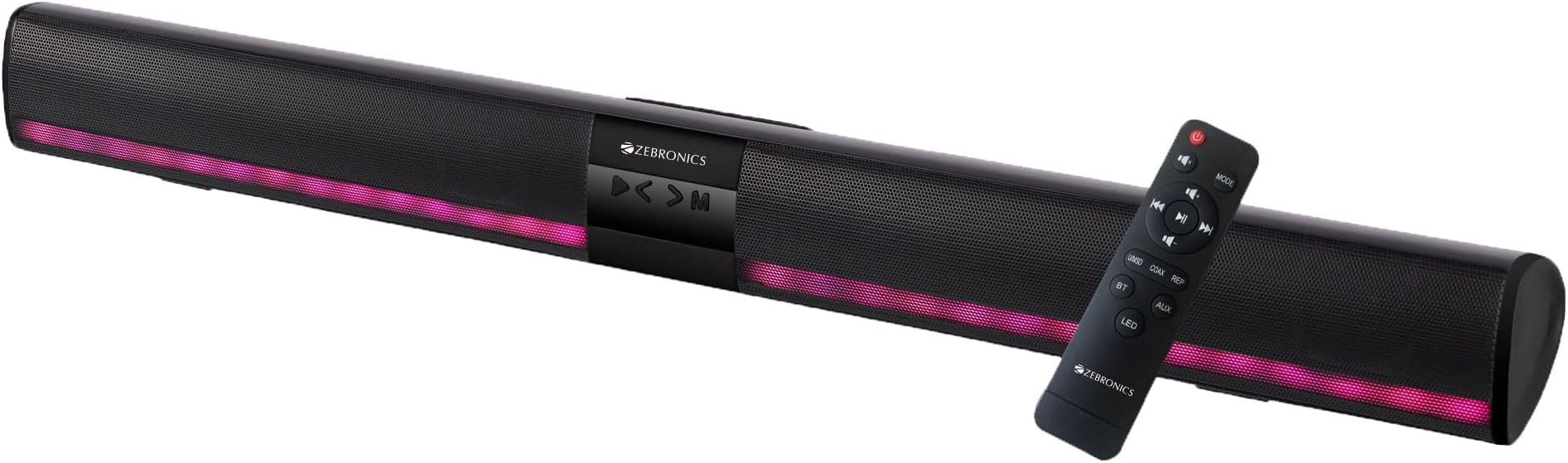 ZEBRONICS Ace Plus Wireless Soundbar with 30W Output, Dual Passive ...