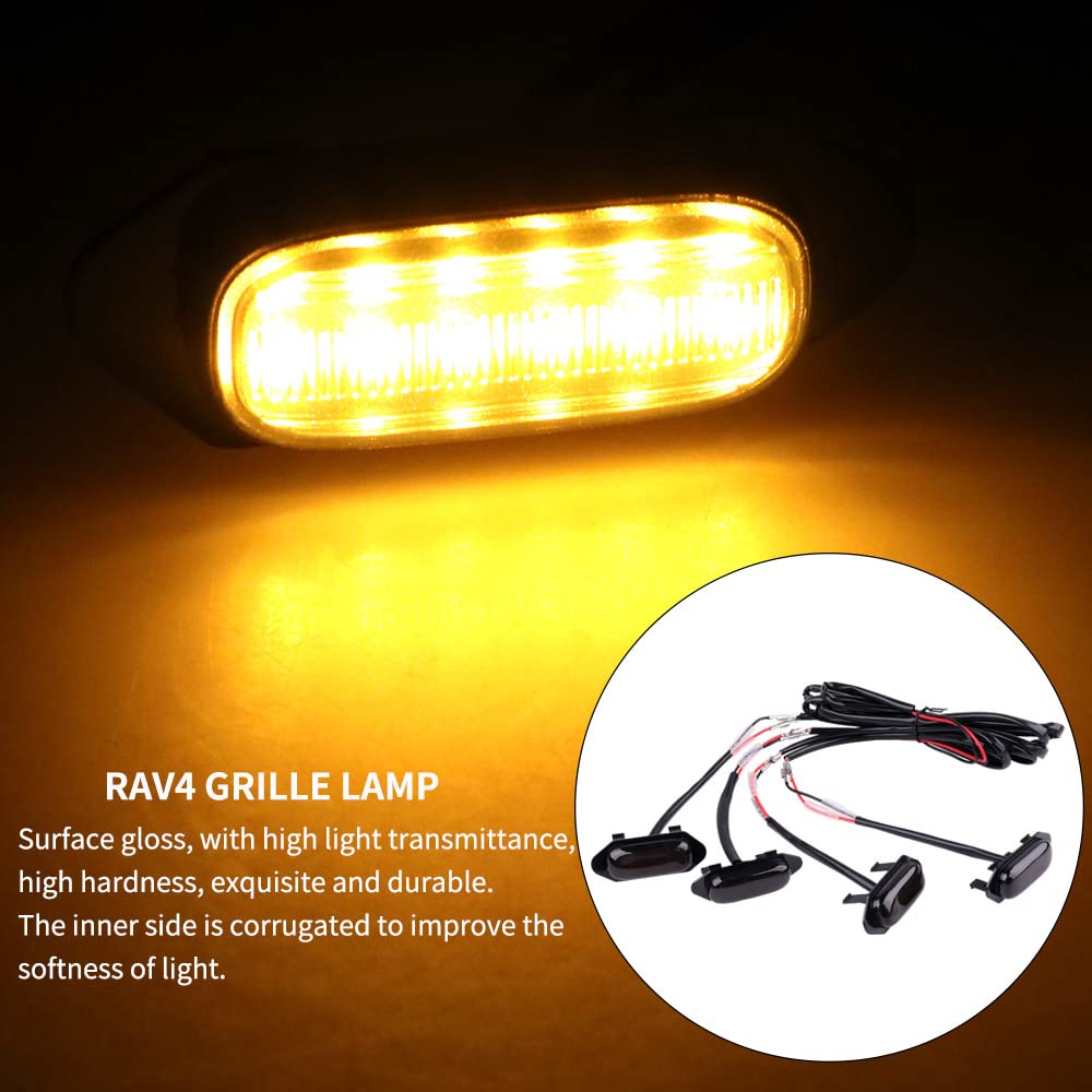 Snapklik.com : Raryloy LED Front Grille Running Lights For Toyota 2019 ...