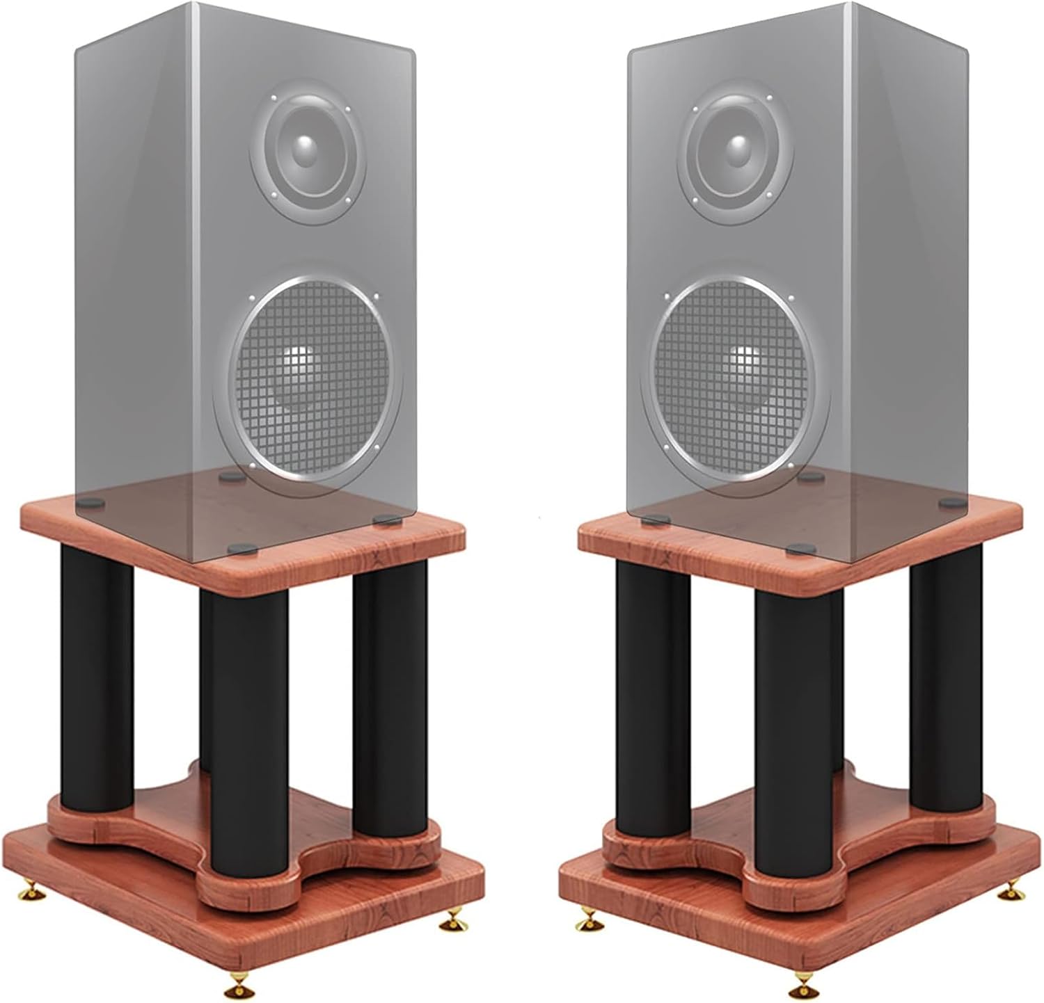 Amazon.com: Universal Floor Speaker Stands (2PCS), Bookshelf Speaker ...