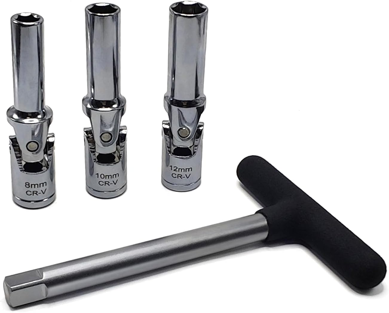 Amazon.com: JEUCLEL 4PCS Glow Plug Socket Set with 3/8" Dr T-Bar ...