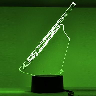 Bassoon - 3D LED LAMP Optical Illusion Light with 7 Color Changing ...