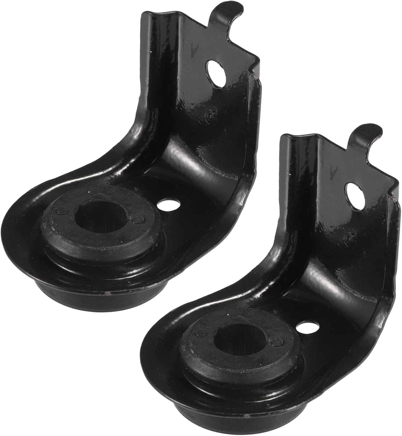 Amazon.com: X AUTOHAUX 2pcs Upper Radiator Bracket with Rubber Cushion ...