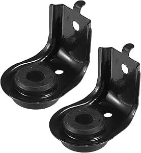 X AUTOHAUX 2pcs Upper Radiator Bracket with Rubber Cushion Bushing ...