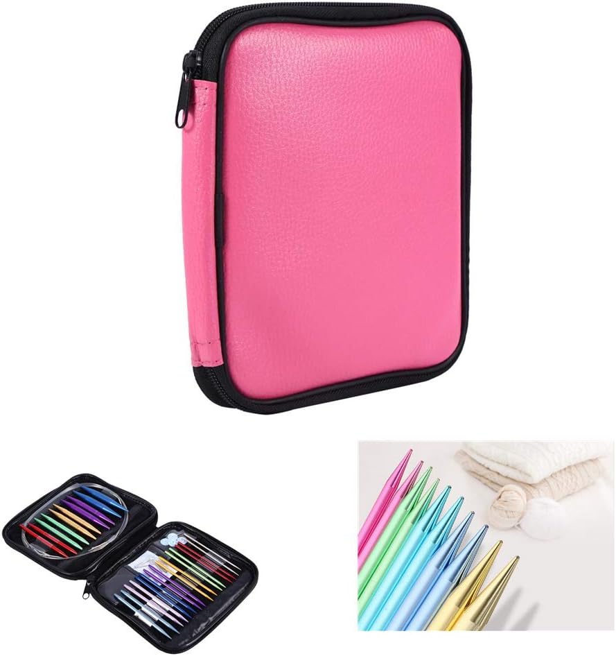 Amazon.com: Yosoo 13 Sizes Circular Knitting Needle Kit 2.75mm-10mm ...