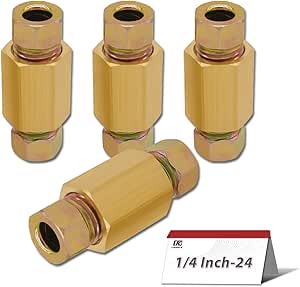 Amazon.com: 24 PCS 1/4"-Brake Line Fittings Kits 24 Threads Brake Line ...