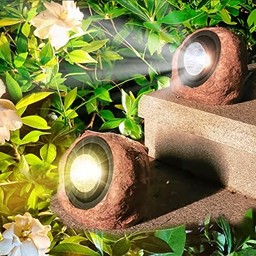 Amazon.com: Vcdsoy Solar Powered Rock Lights - 2 Pack Upgraded 2024 ...