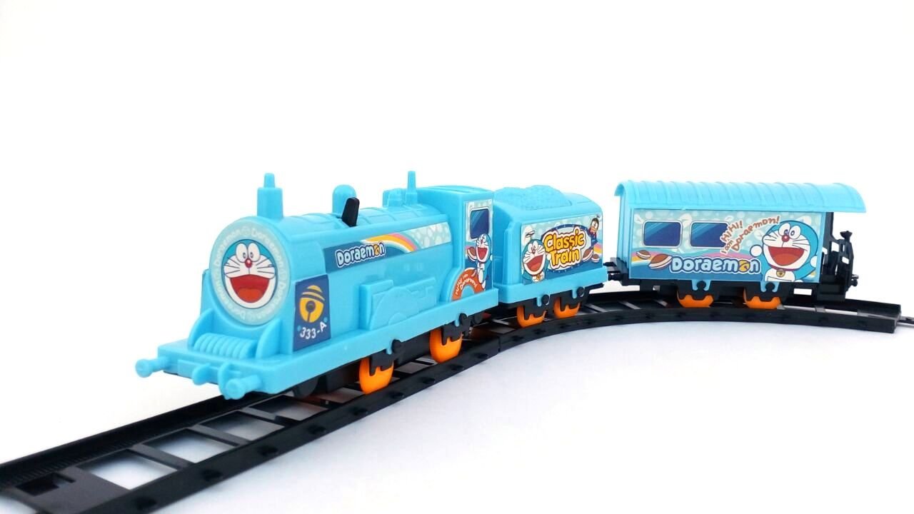 Buy Doraemon Train with Tracks Multi Color Online at Low Prices in ...