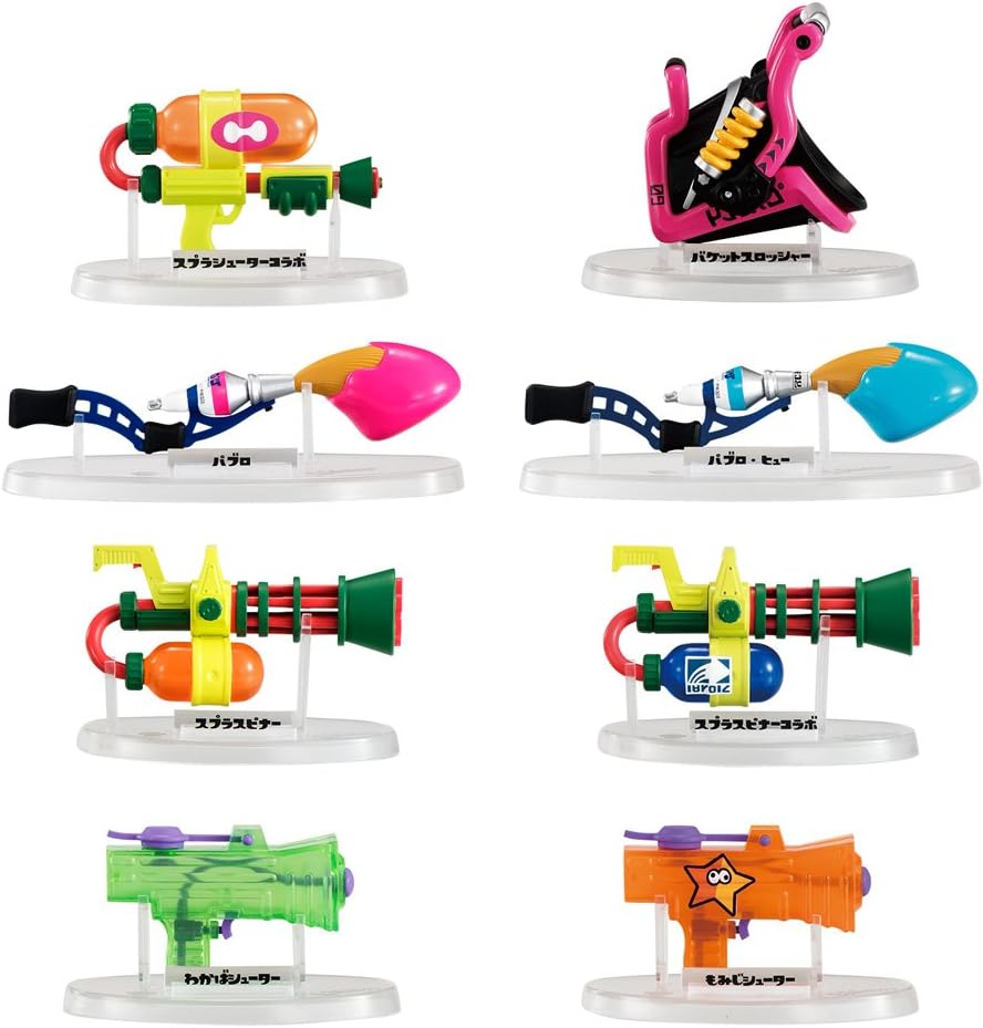 Amazon.com: Bandai Hobby - Splatoon Weapons Collection Vol. 2 (Box of 8 ...