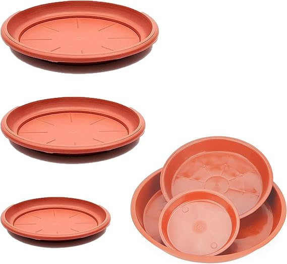 Gunwon 6pcs Garden Plant Saucer,Plant Pot Saucers,Round Plant Water ...
