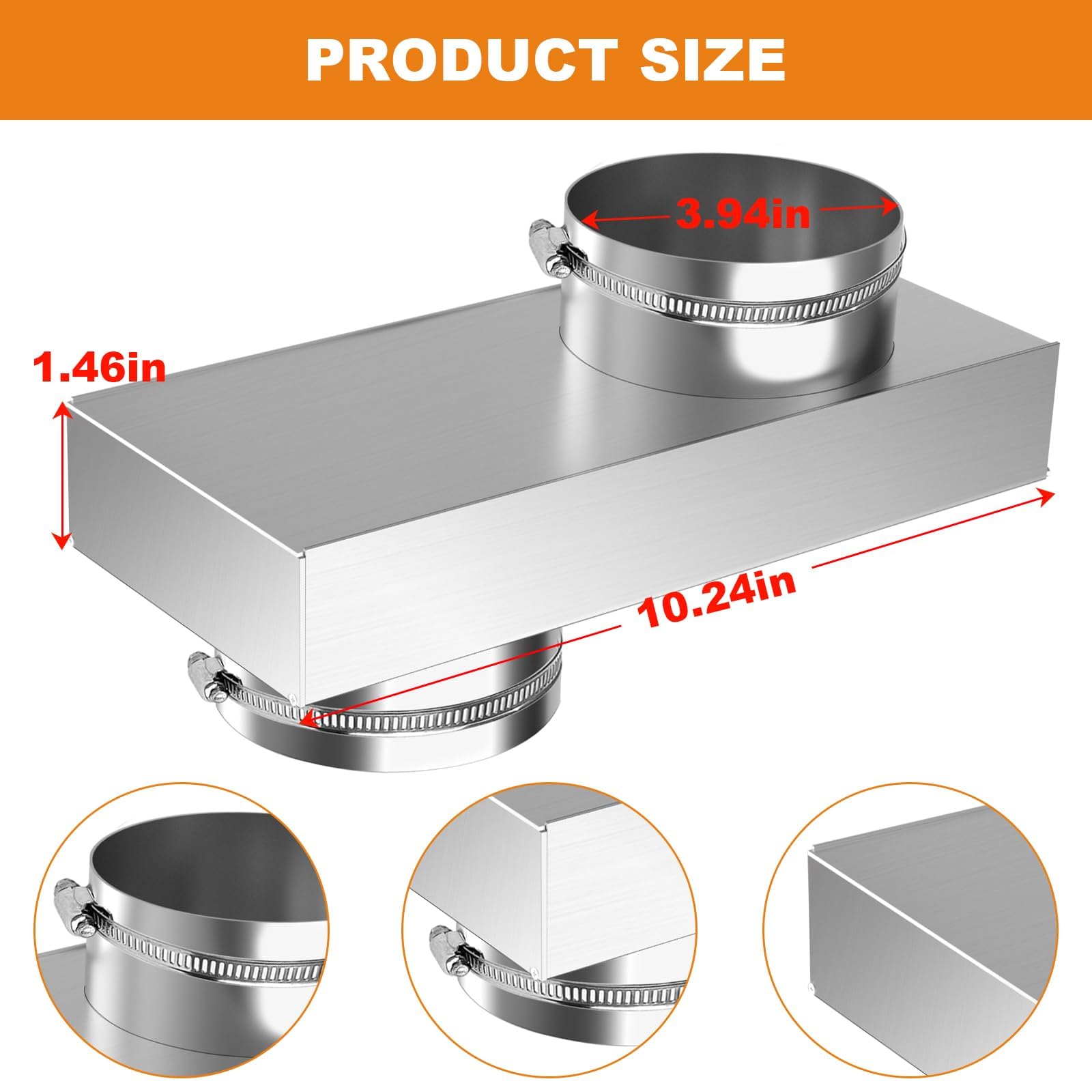 Snapklik.com : 84049 Adjustable 0-5" Periscope Dryer Vent Kit, Dryer ...