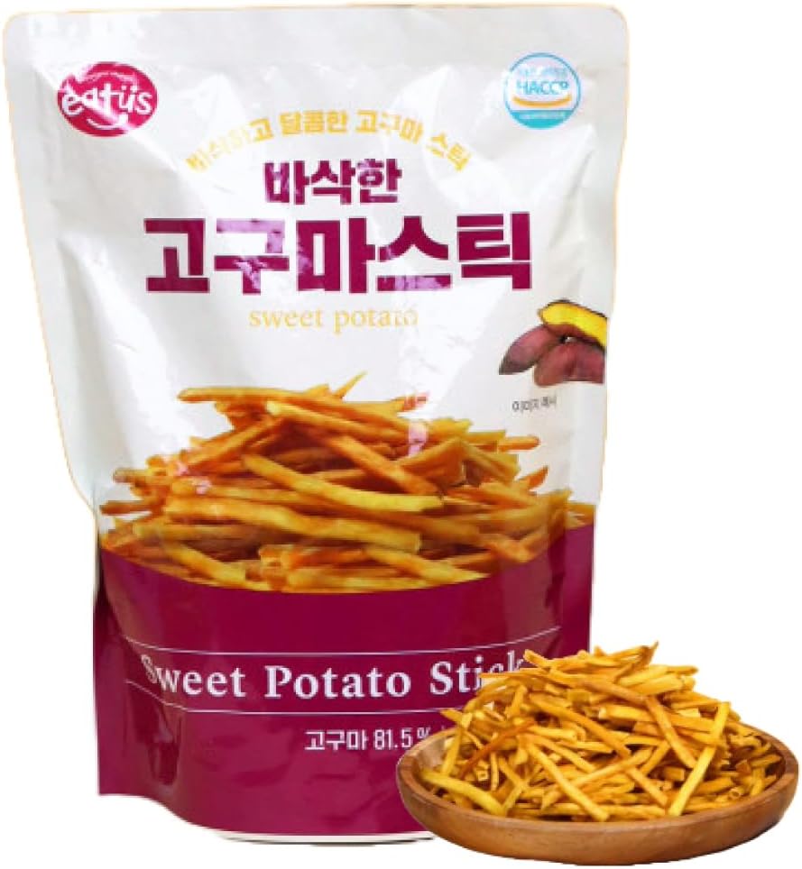 Amazon.com: Sweet Potato Fries Chip Sticks, Korean snacks 고구마튀김 Old ...