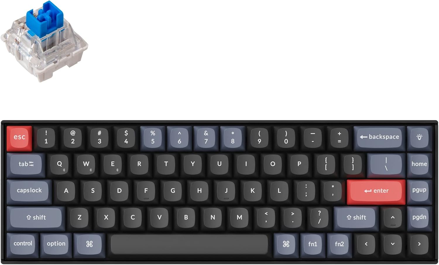 Keychron K6 Pro QMK/VIA Kabellose, Mechanische Tastatur, US ANSI-Layout Hot-Swap-fähig, K Pro ...