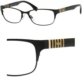 Fendi Women's Eyeglasses FF0033 FF/0033 5LQ Black Semi Rim Optical ...
