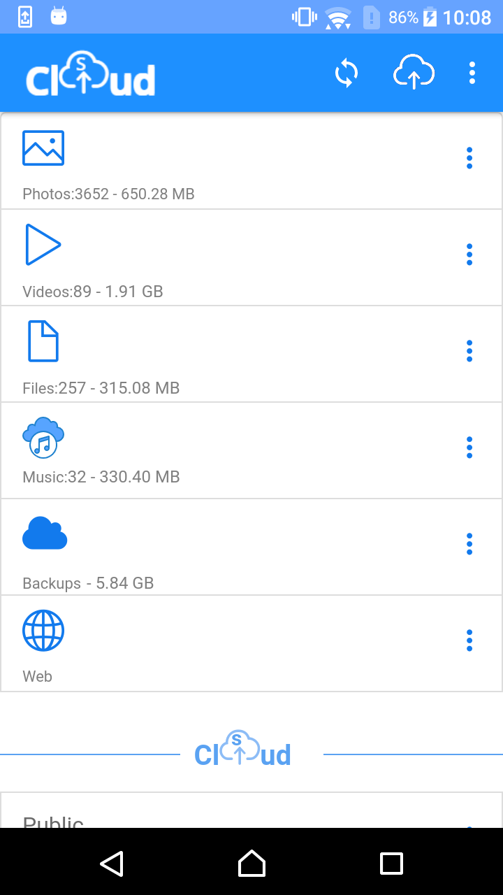 sCloud Unlimited Free Cloud Storage - App on the Amazon Appstore