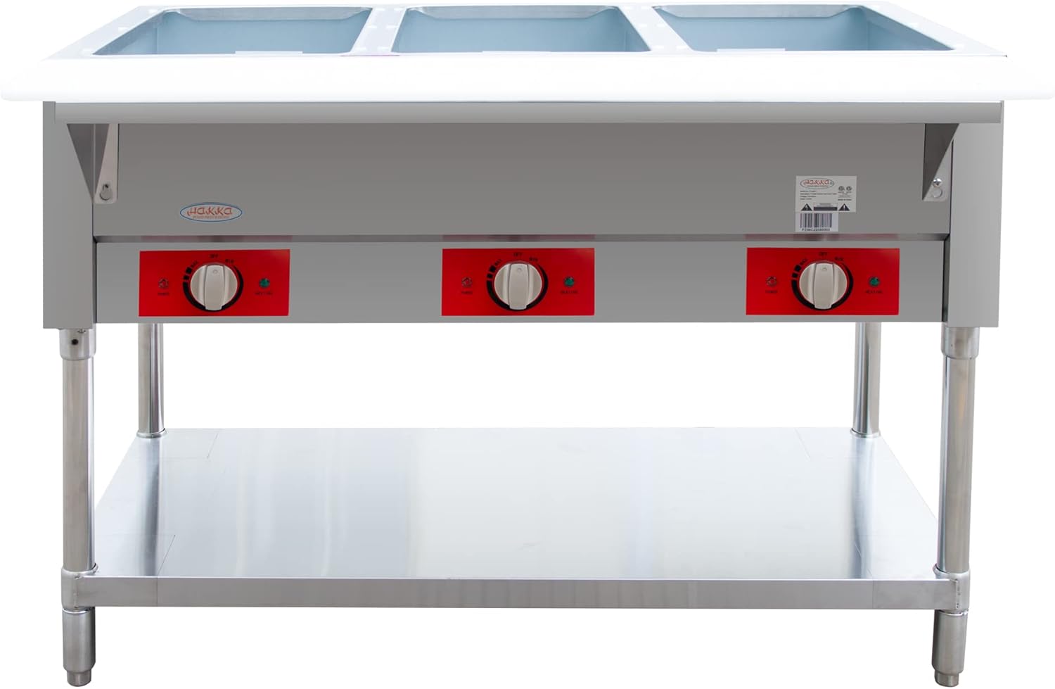 Amazon.com: Hakka Electric Steam Table Food Warmer, 3-Pot Countertop ...