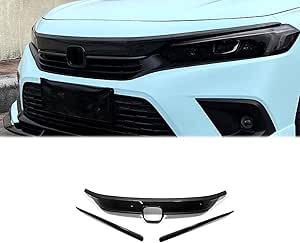 Amazon.com: Hyorabyn Front Hood Bonnet Cover Trim Compatible with Honda Civic 11th Gen 2022 2023 ...