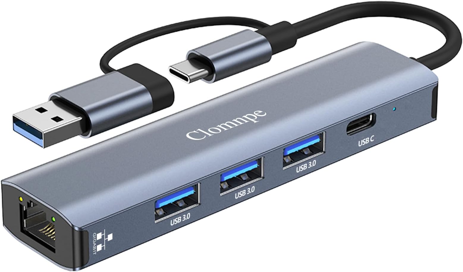 Micro USB LAN Adaptor with RJ45 3 USB Hub for TV Stick Streaming Device ...