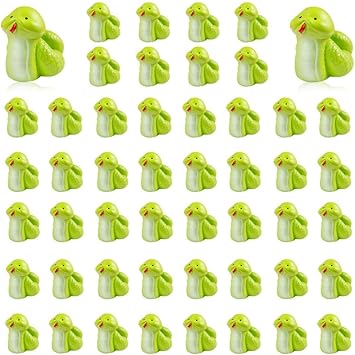 Amazon.com: Yuthsona 50PCS Mini Safari Jungle Animals Figurines Resin ...