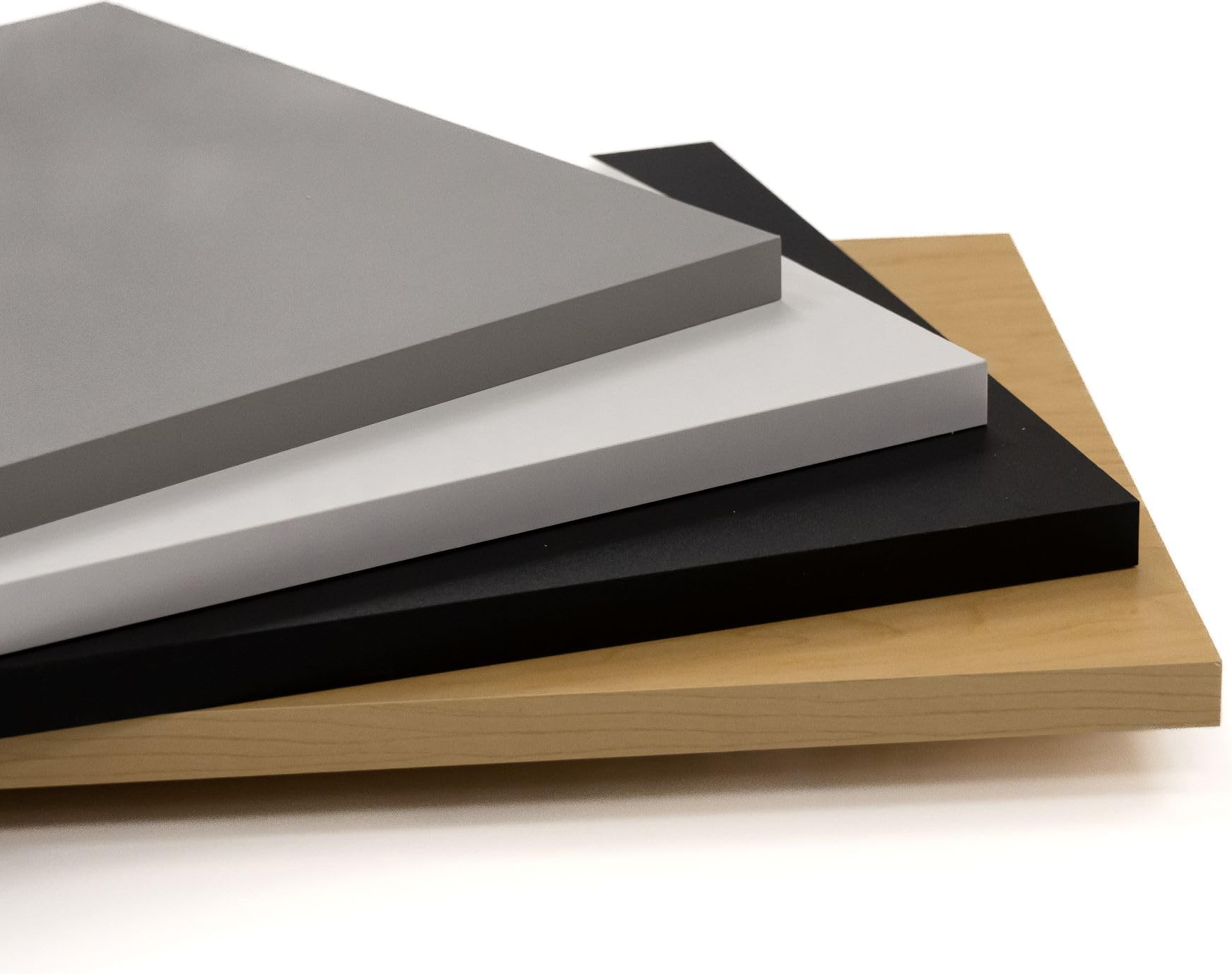 Amazon.com: PHILLCO Premium Shelves, 3/4" Thick Melamine, Cut to Size ...