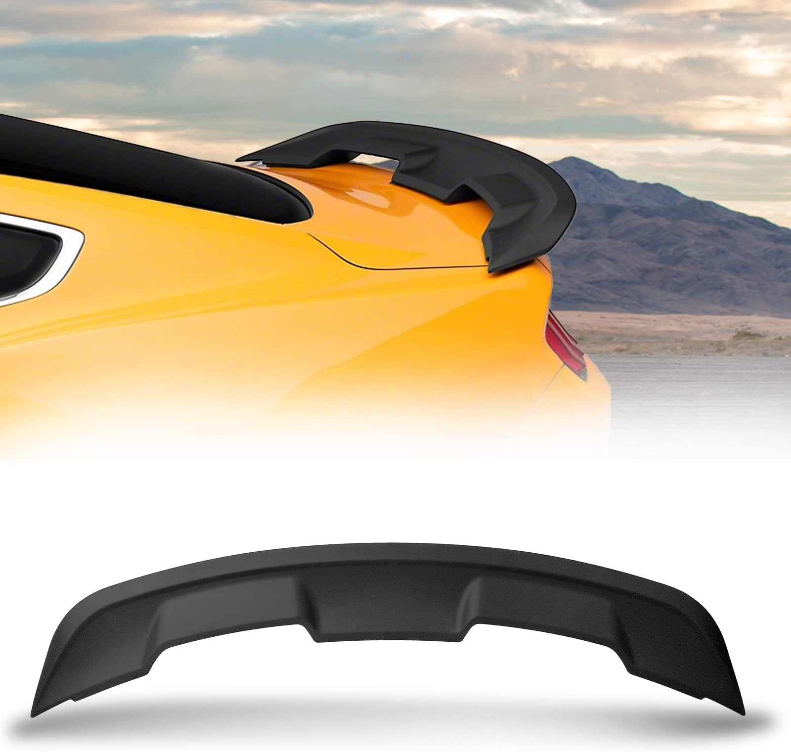 Amazon.com: MP Concepts Blade Rear Spoiler; Matte Black Compatible with ...
